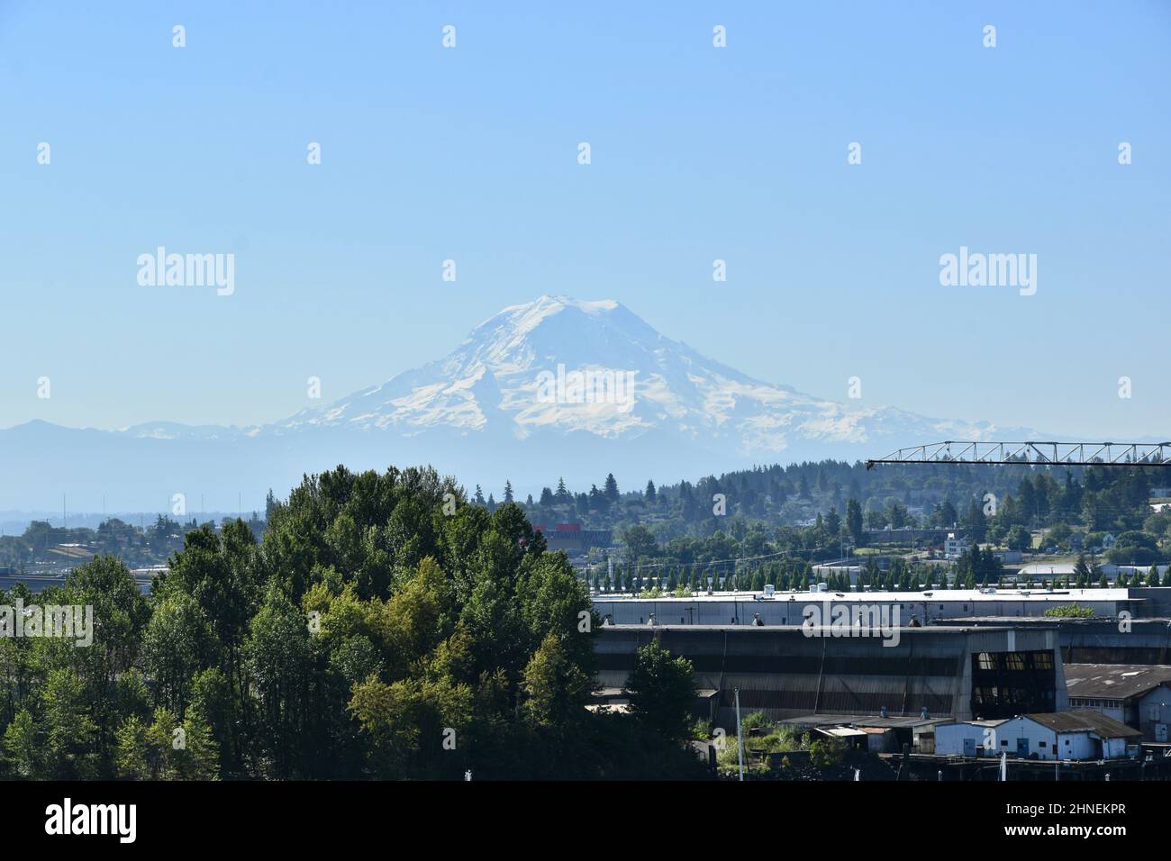 Views around downtown Tacoma, Washington featuring the Museum of Glass ...