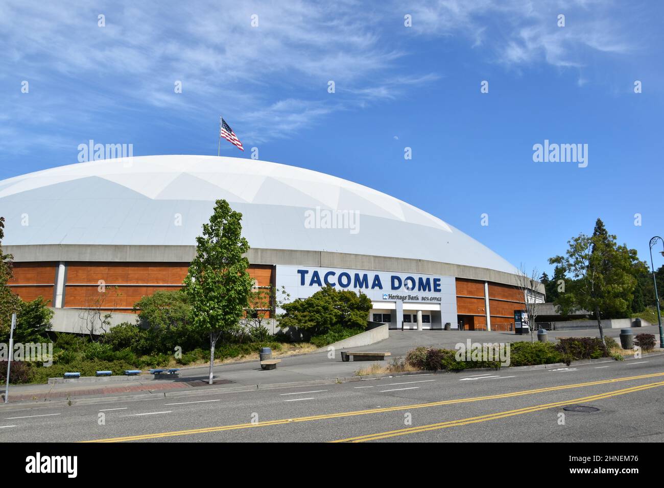 Views around downtown Tacoma, Washington featuring the Museum of Glass ...
