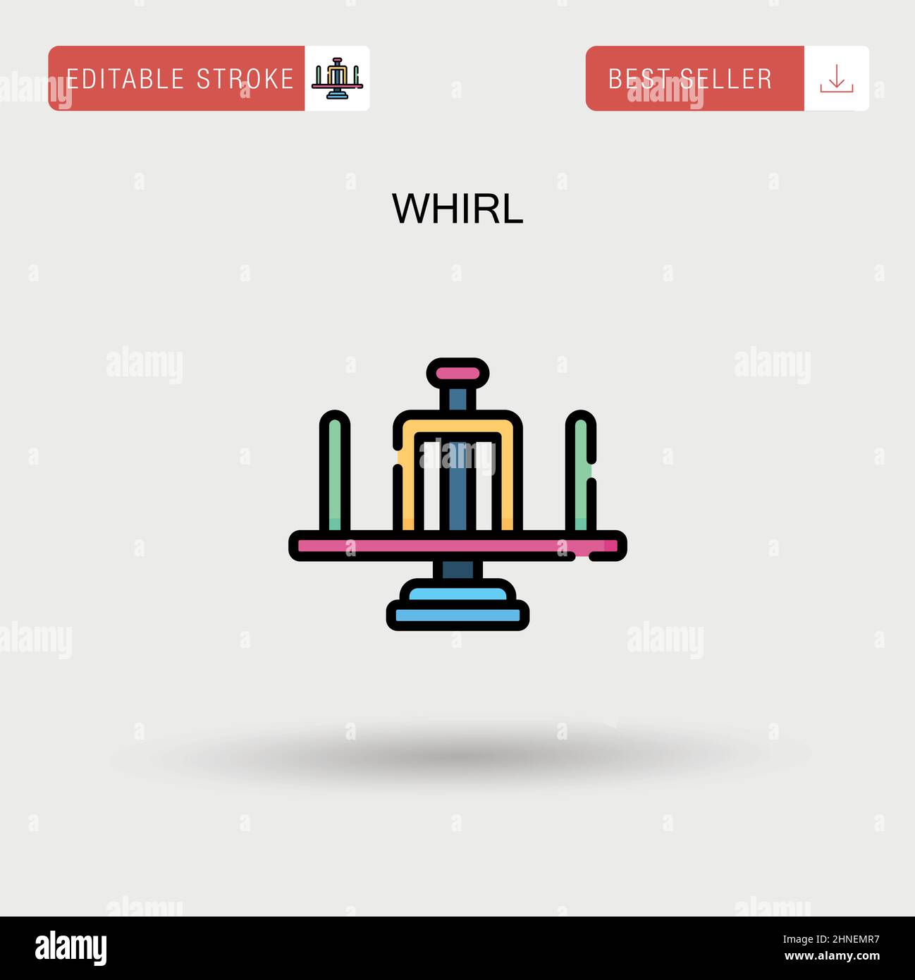 Whirl Simple vector icon Stock Vector Image & Art - Alamy