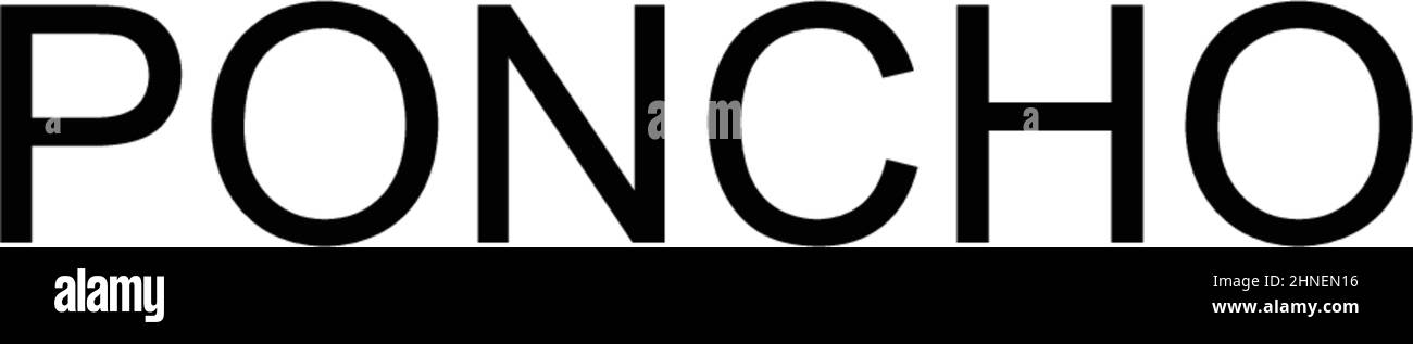 Poncho Stock Vector Images - Alamy