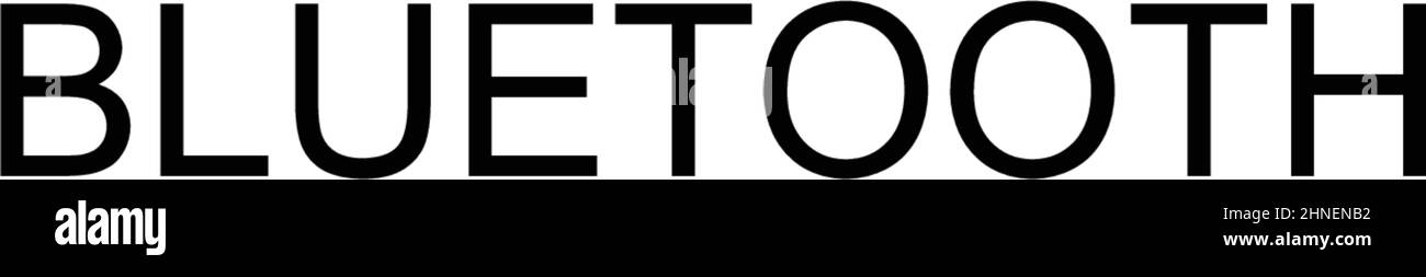 Bluetooth Simple vector icon. Illustration symbol design template for ...