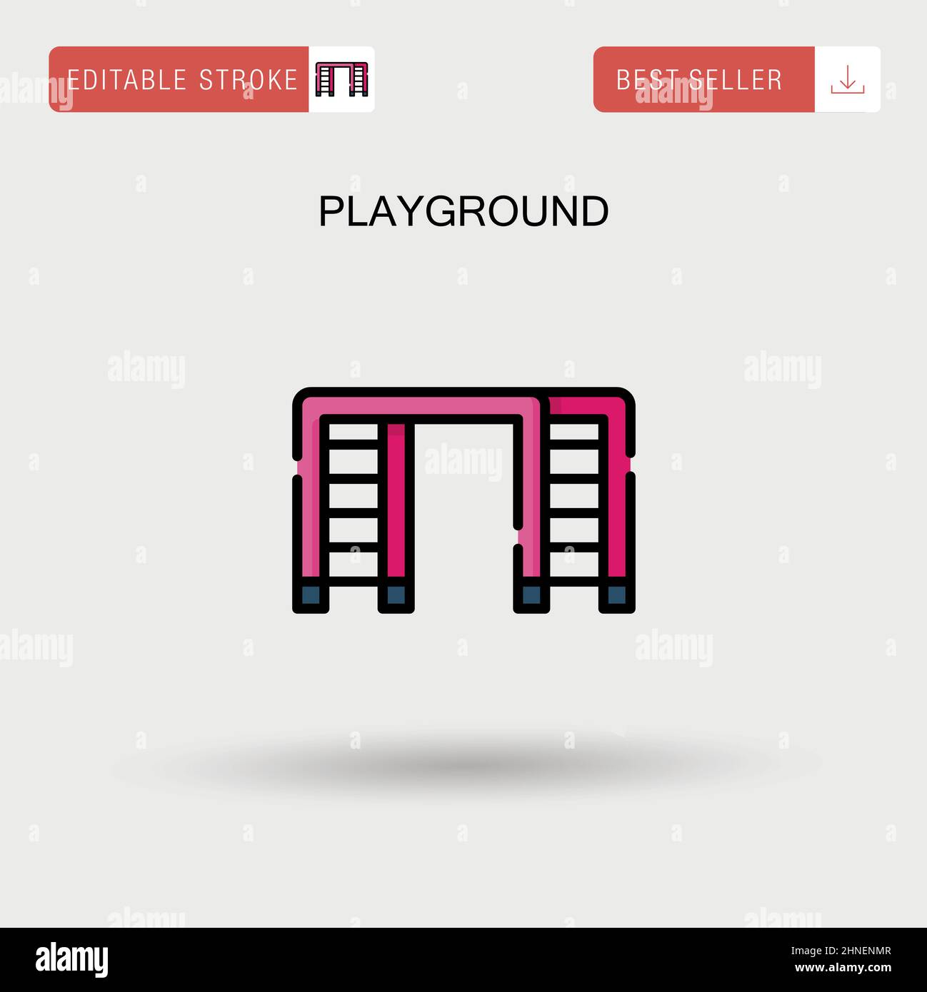Playground Simple vector icon Stock Vector Image & Art - Alamy