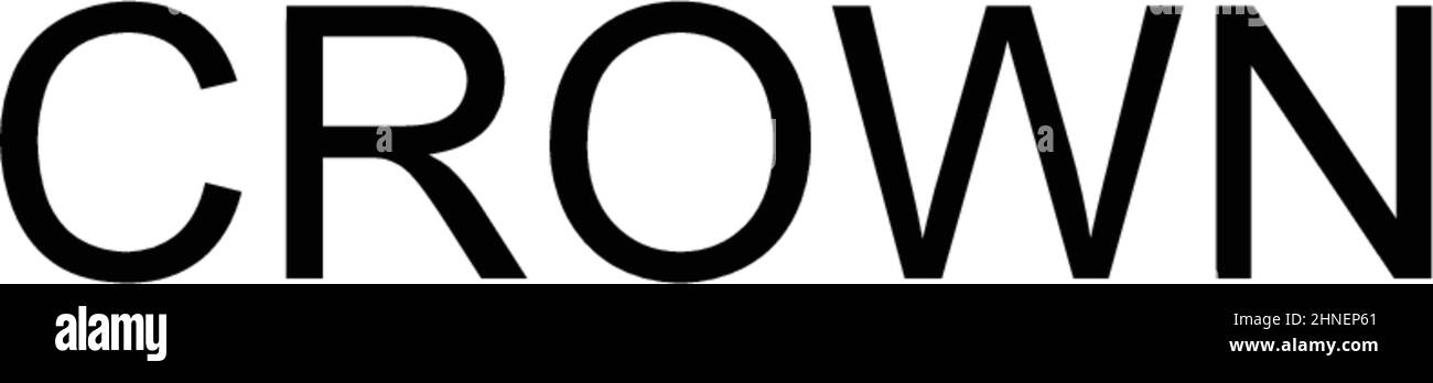 Crown Simple vector icon. Illustration symbol design template for web ...