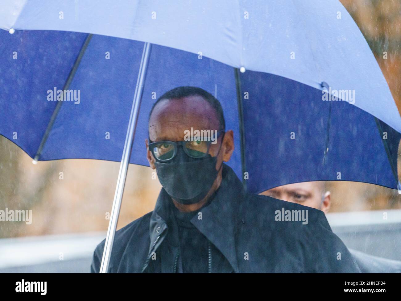Marburg, Germany. 16th Feb, 2022. Paul Kagame, President of Rwanda ...