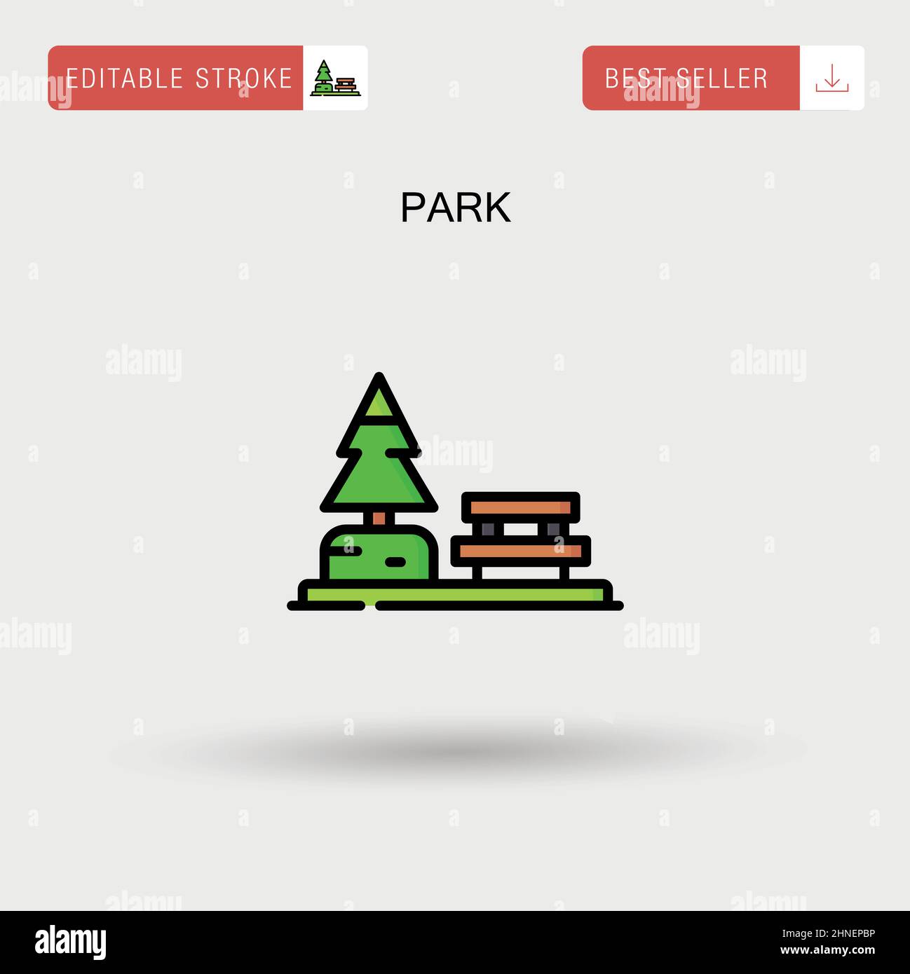 Park Simple vector icon Stock Vector Image & Art - Alamy