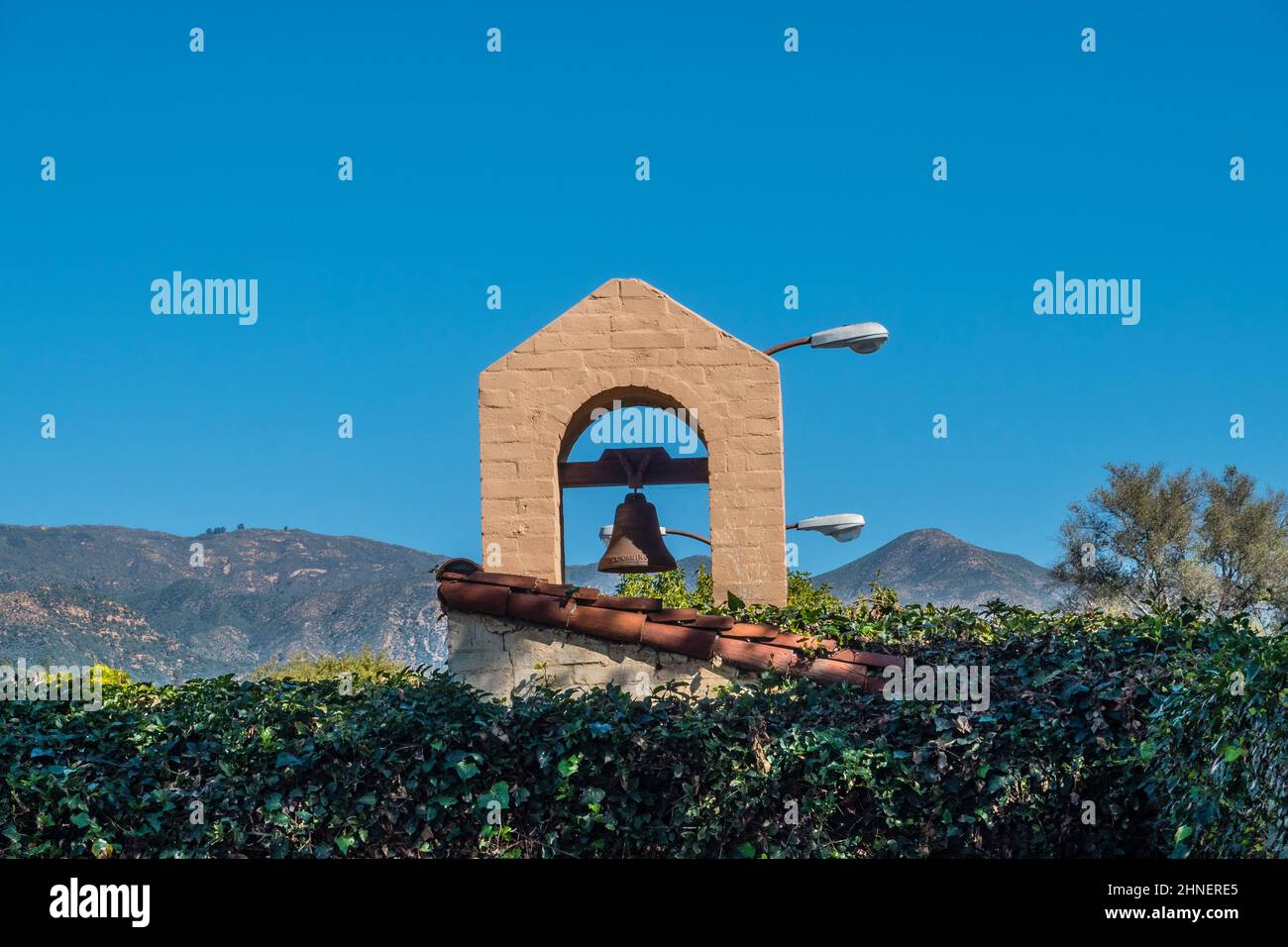 The Belfry at Santa Barbara Historical Museum, located in the parking ...