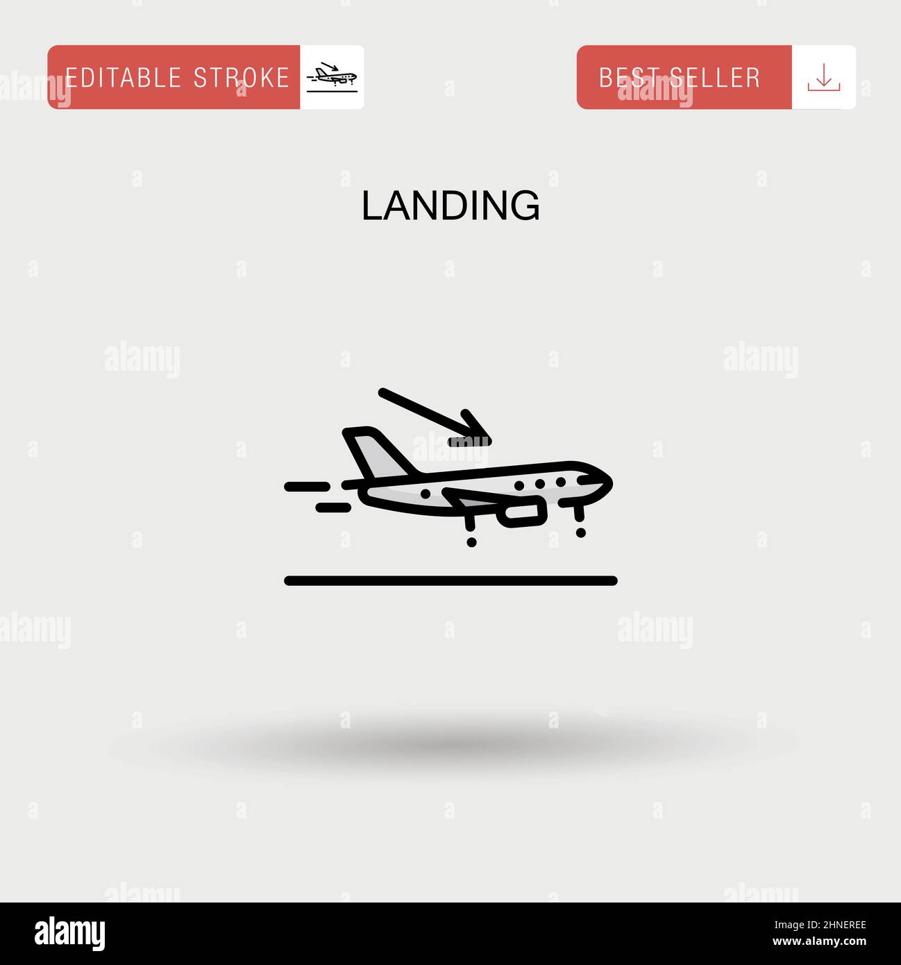 Landing page icon Stock Vector Images - Alamy