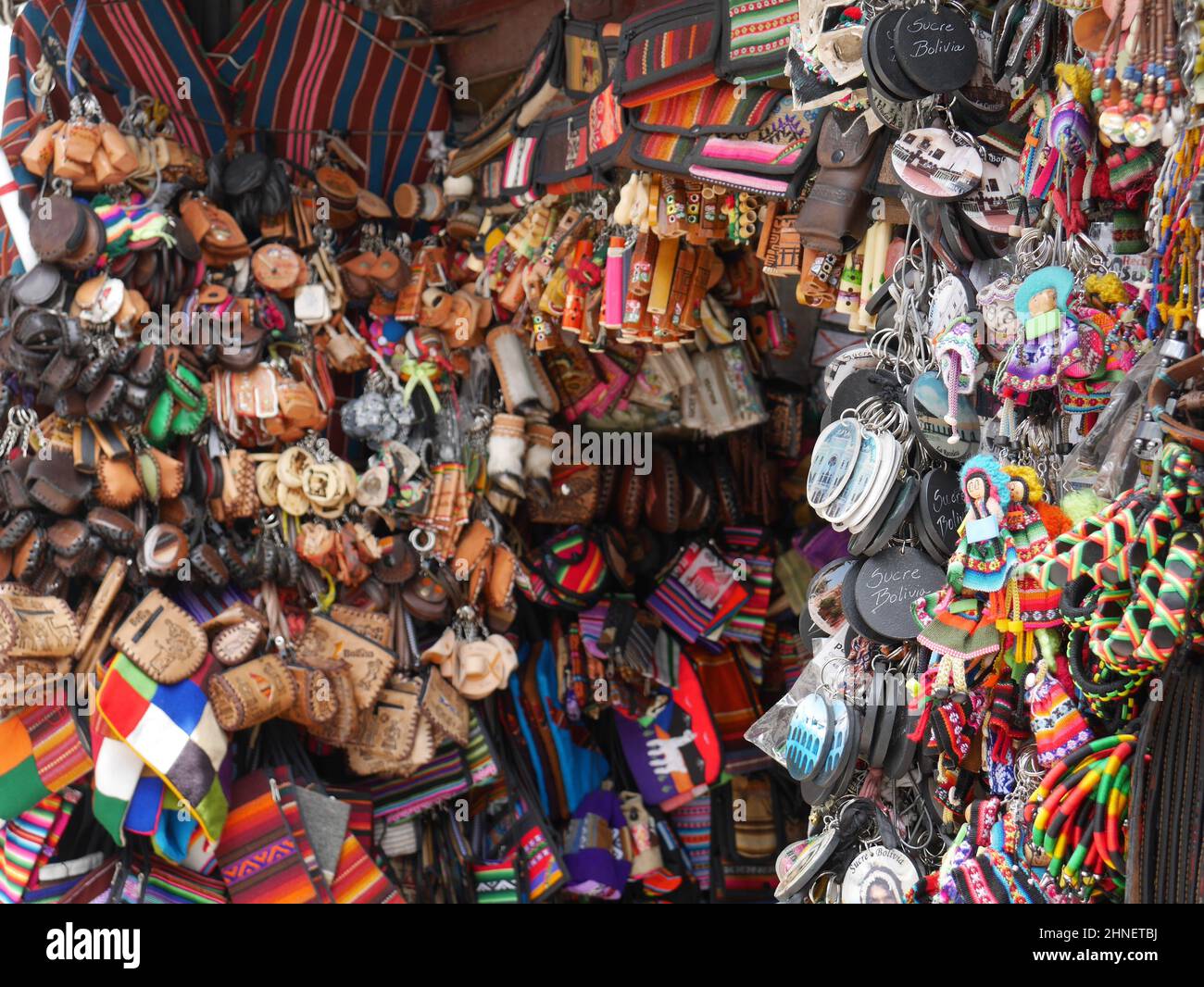 View of the traditional souvenirs in a street shop Stock Photo - Alamy
