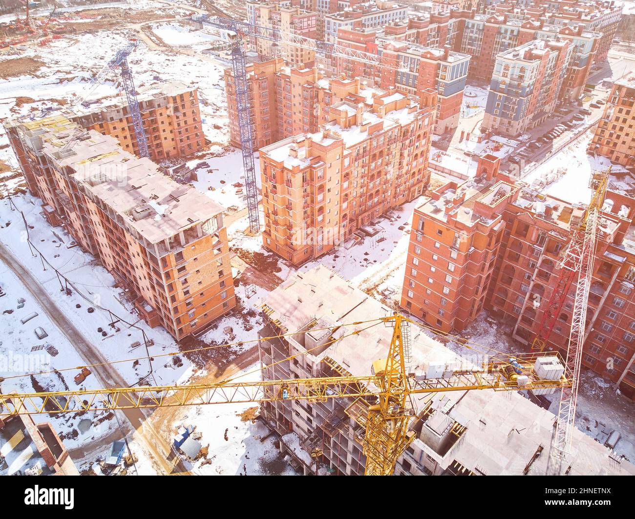 Residential buildings under construction Stock Photo - Alamy
