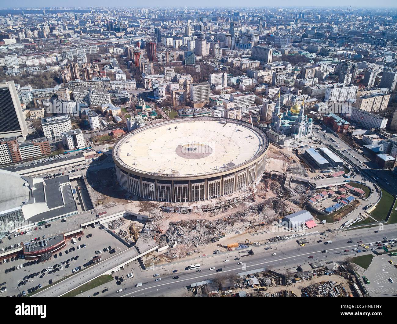 Olympiysky sports complex hi-res stock photography and images - Alamy