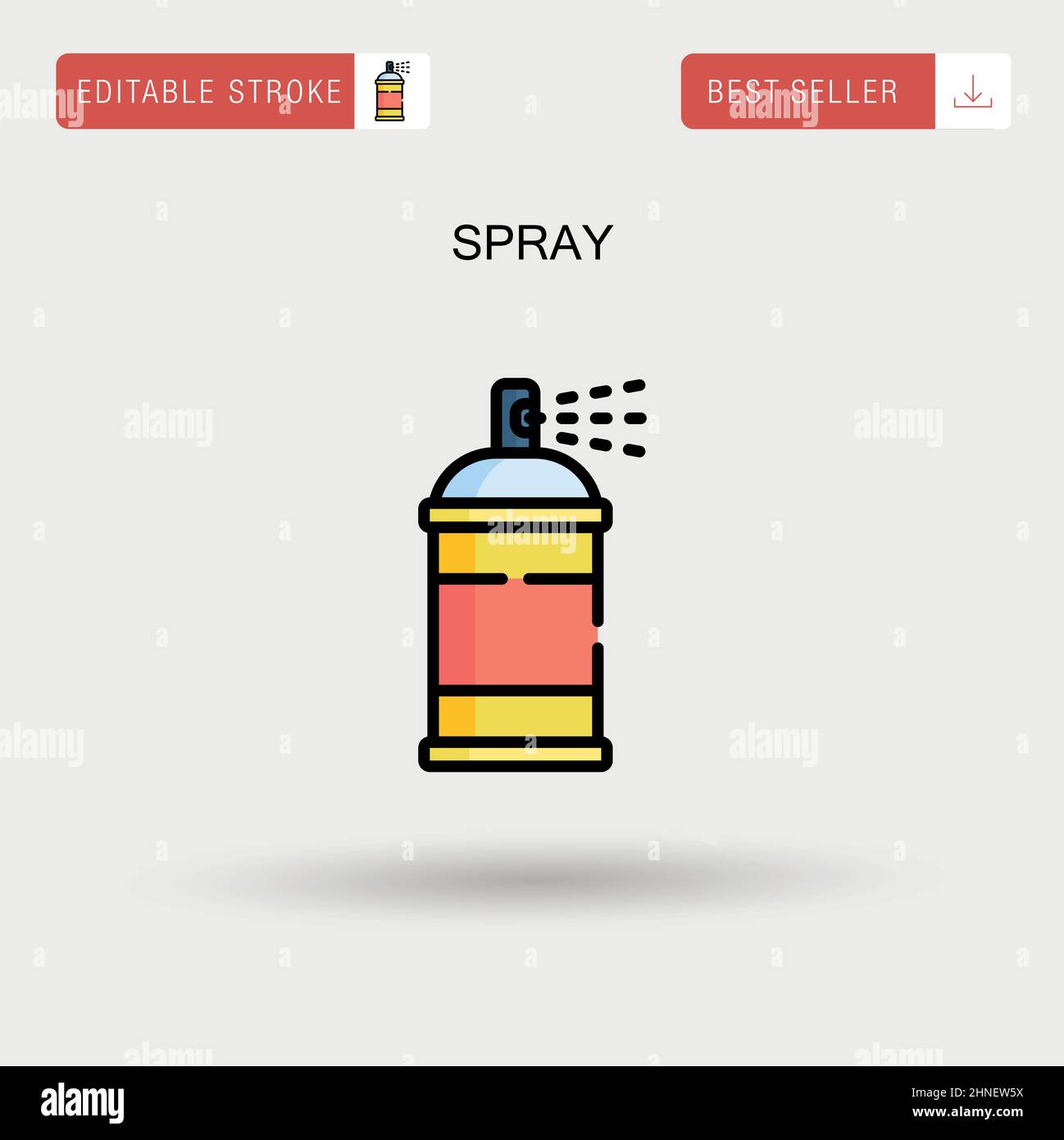 Spray Simple vector icon Stock Vector Image & Art - Alamy