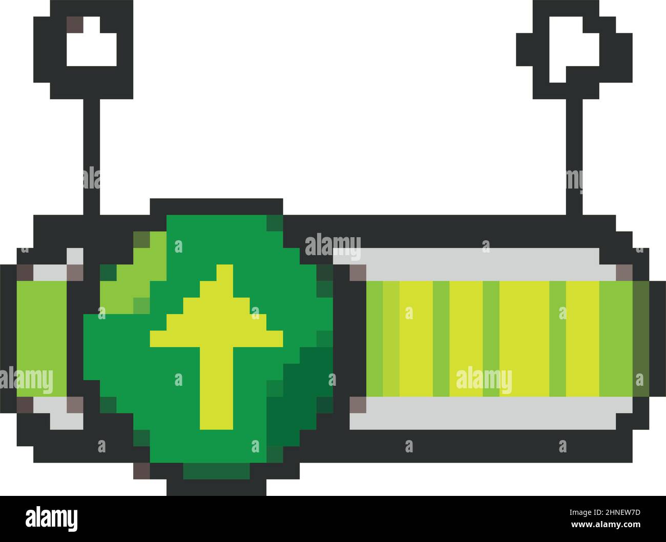 pixelated game bar level Stock Vector Image & Art - Alamy