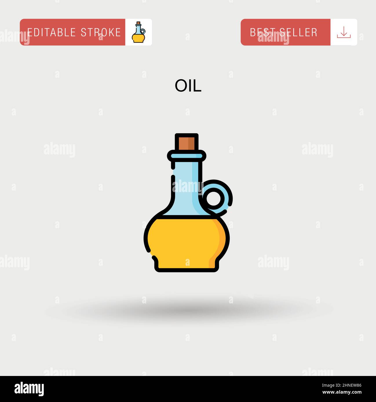 Oil Simple vector icon Stock Vector Image & Art - Alamy