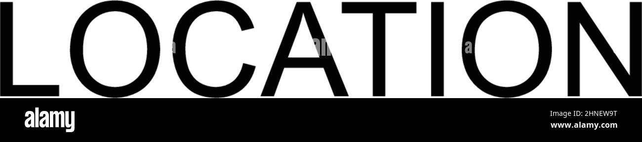 Location Simple vector icon. Illustration symbol design template for ...