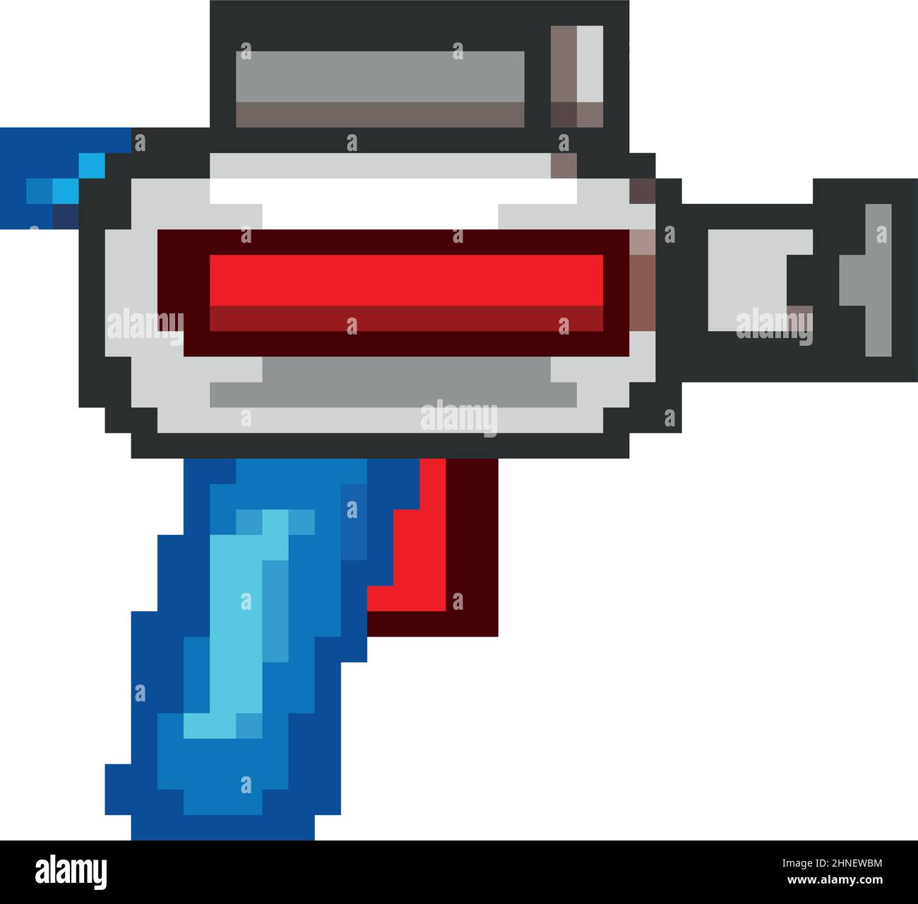 pixelated video game weapon Stock Vector Image & Art - Alamy