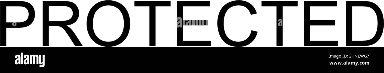 Protected Simple vector icon. Illustration symbol design template for ...