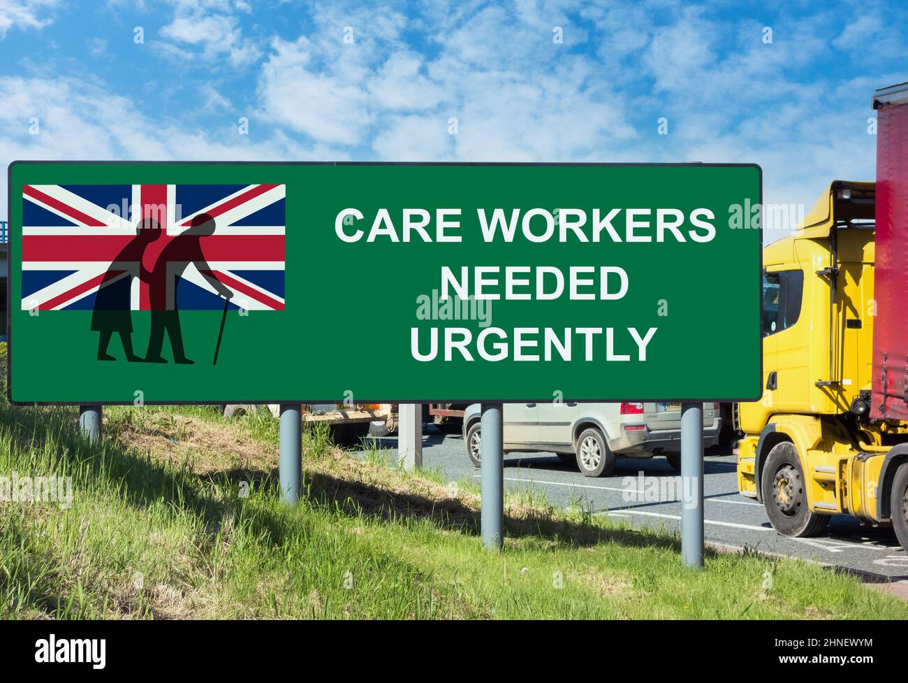 Care workers needed hi-res stock photography and images - Alamy