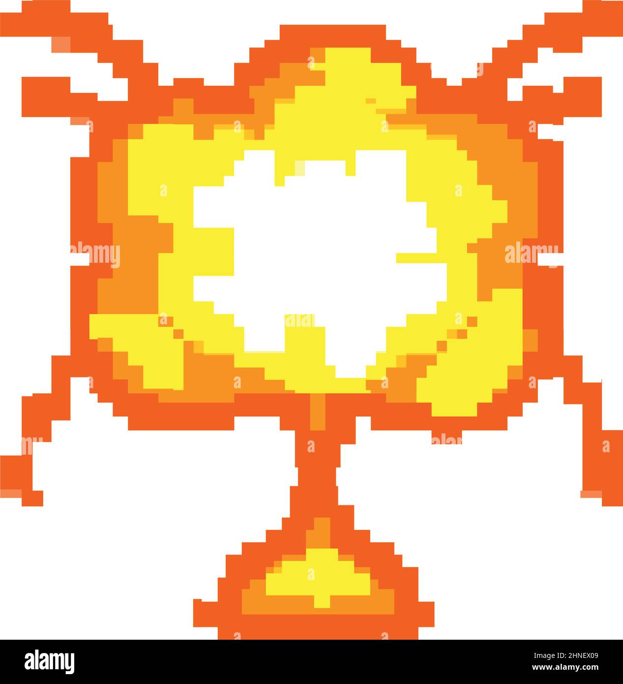 pixelated nuclear explosion Stock Vector Image & Art - Alamy