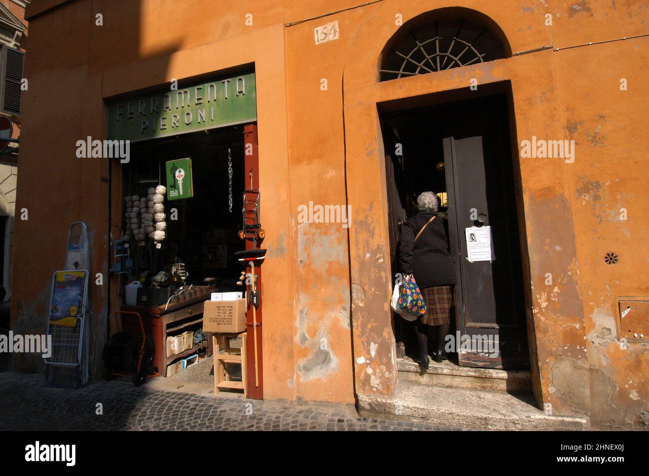 Rome, Italy 16/03/2005: Hardware store in Borgo Pio. © Andrea Sabbadini ...