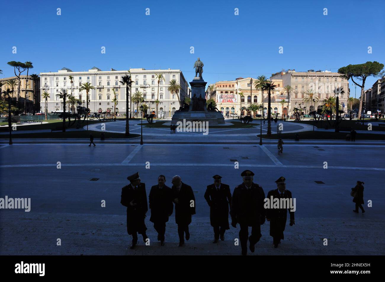 Rome, Italy 01/26/2012: Cavour Square. © Andrea Sabbadini Stock Photo ...
