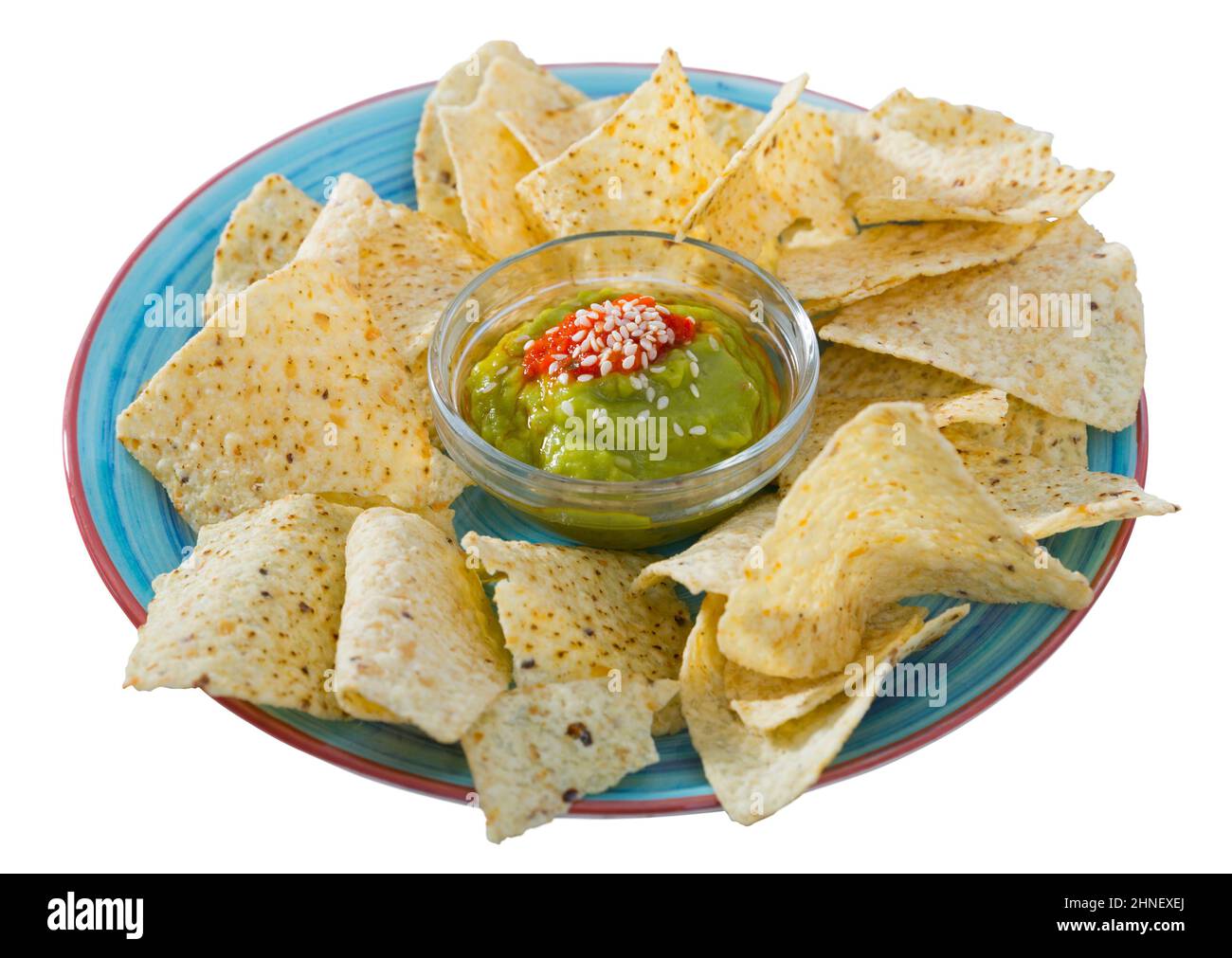 Blue nachos tortilla chips hi-res stock photography and images - Alamy