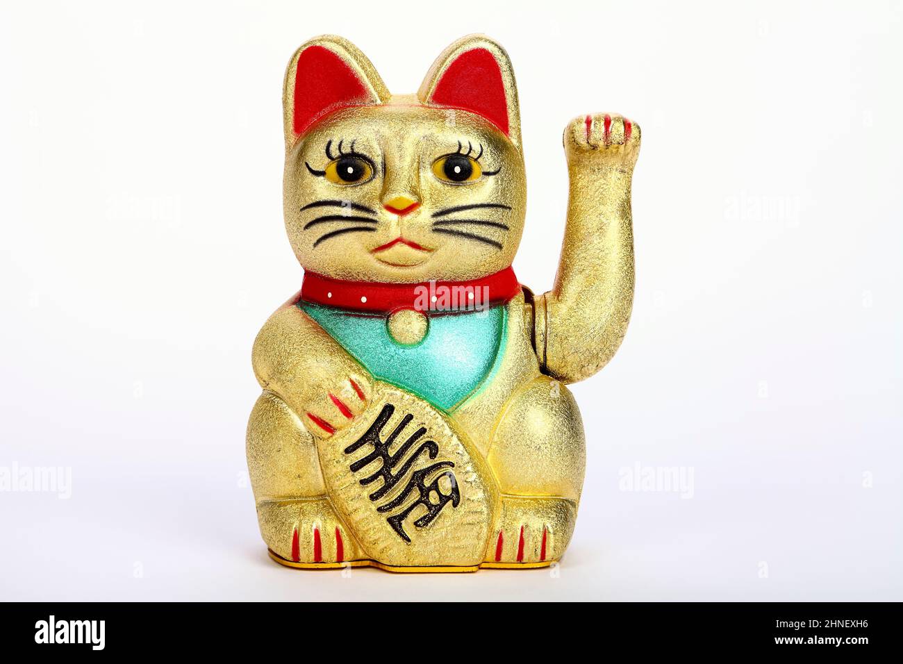 Lucky fortune charm beckoning cat Maneki Neko Stock Photo - Alamy Lucky fortune charm beckoning cat Maneki Neko Stock Photo - Alamy