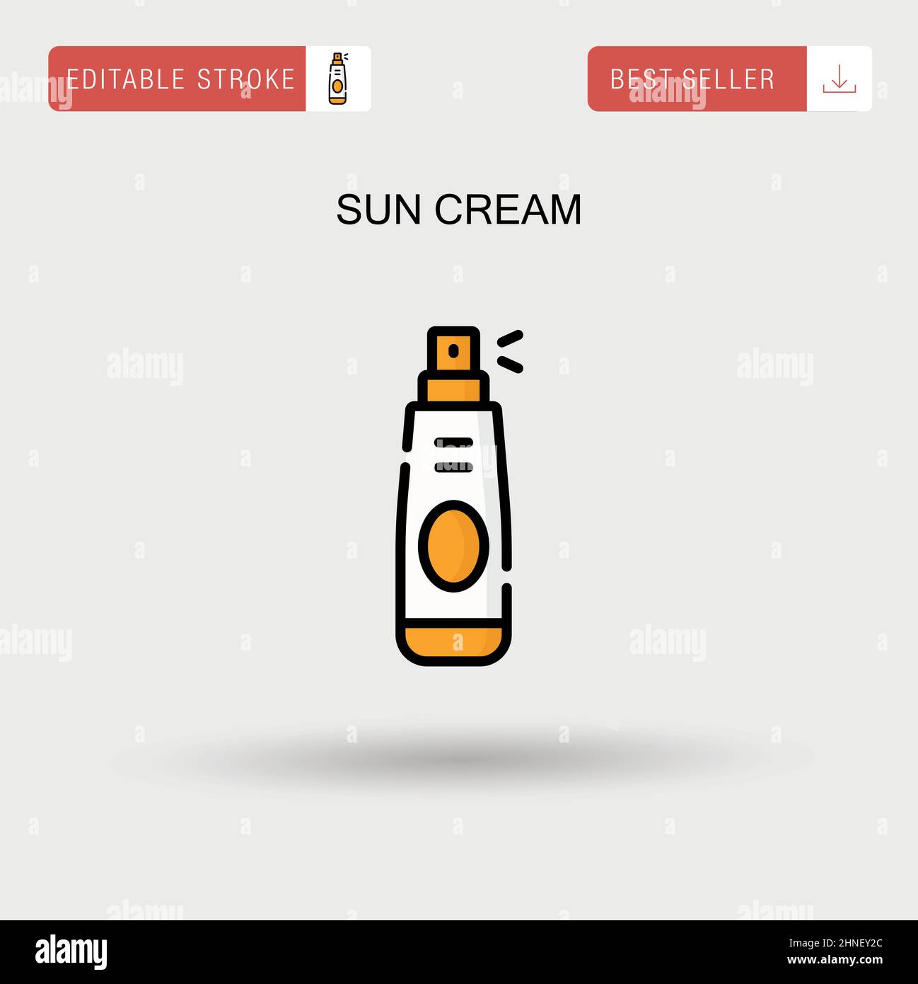 Sun cream Stock Vector Images - Alamy