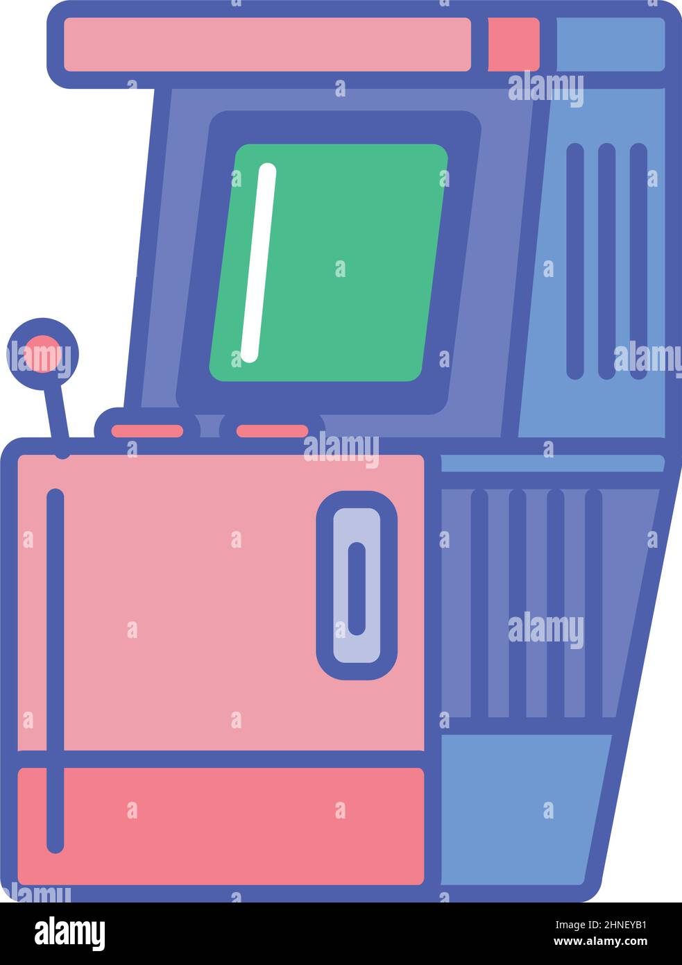 arcade machine game retro tech Stock Vector Image & Art - Alamy