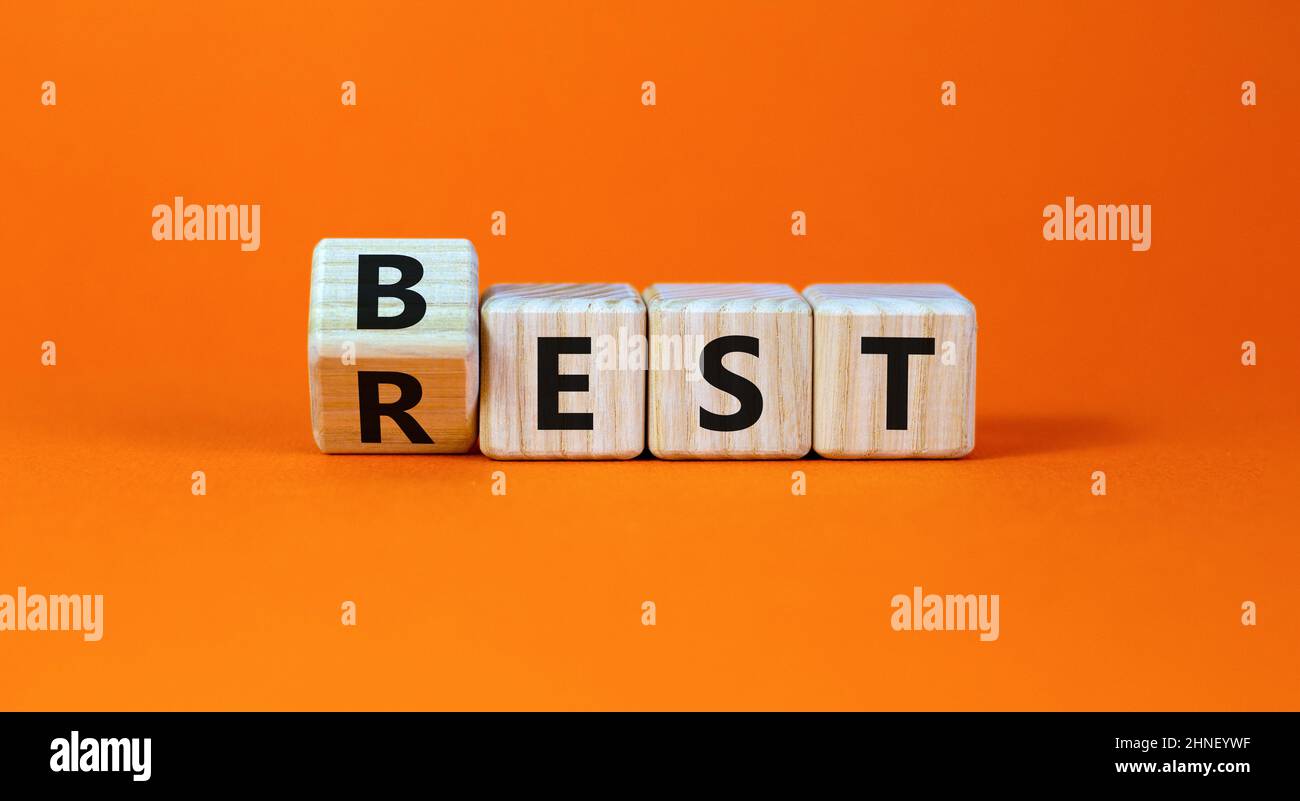 Best rest symbol. Turned wooden cubes and changed the word Rest to Best ...