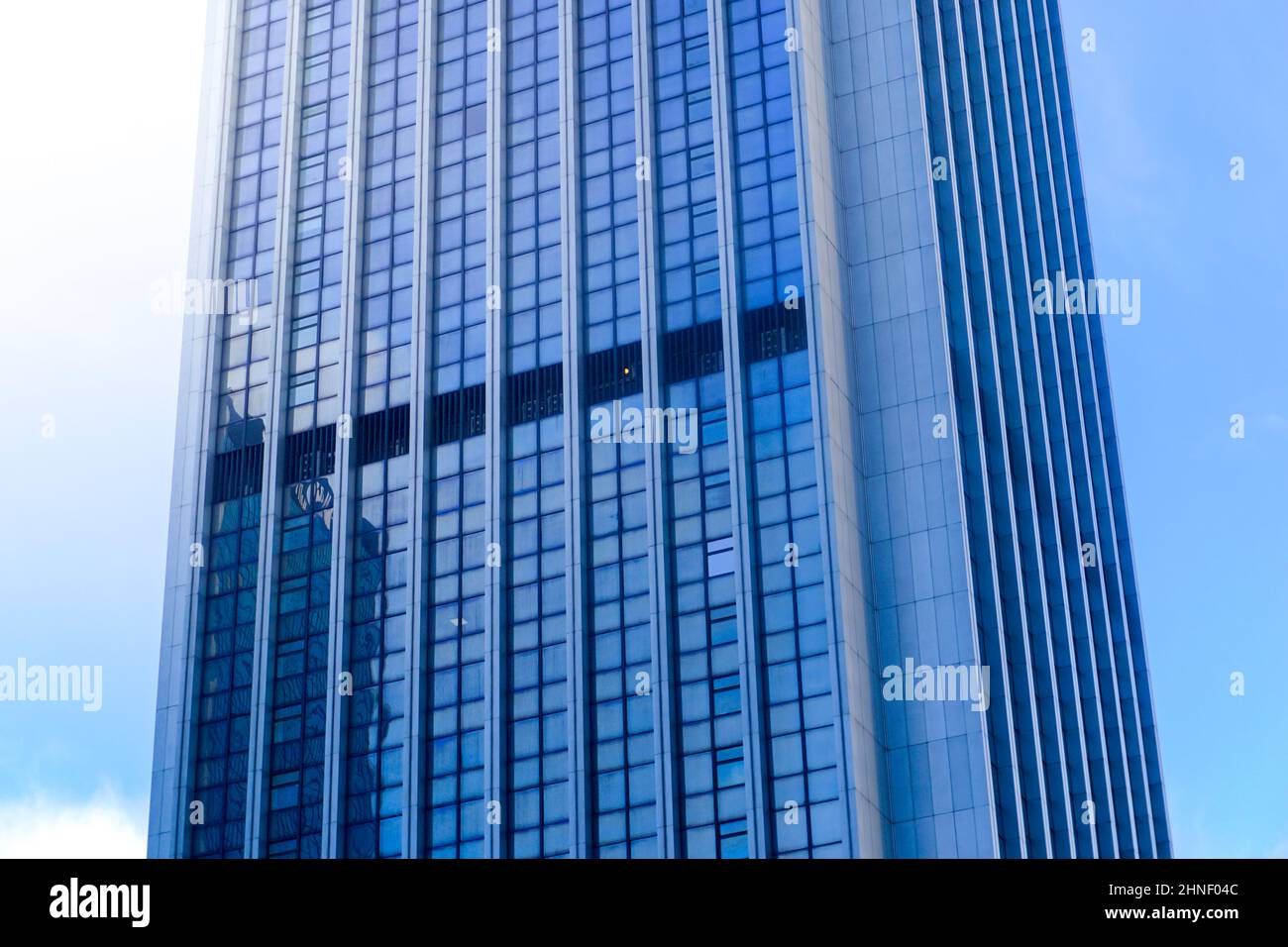 Modern office building/ skyscraper with glass walls Stock Photo - Alamy