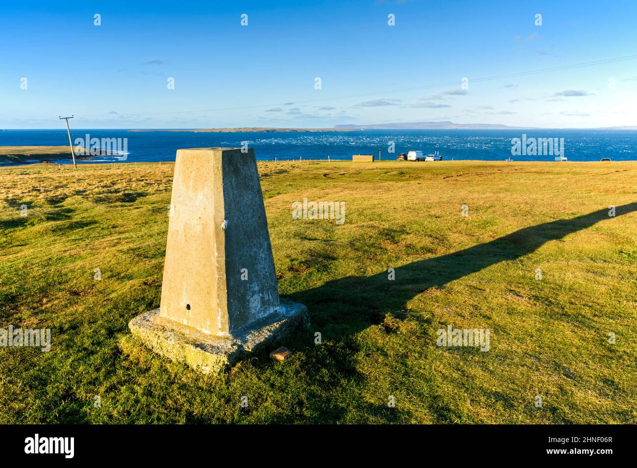 The islands of Hoy, Orkney, and the island of Stroma, from Duncansby ...