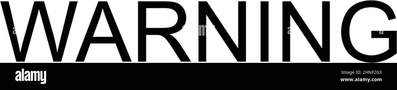 Warning Simple vector icon. Illustration symbol design template for web ...