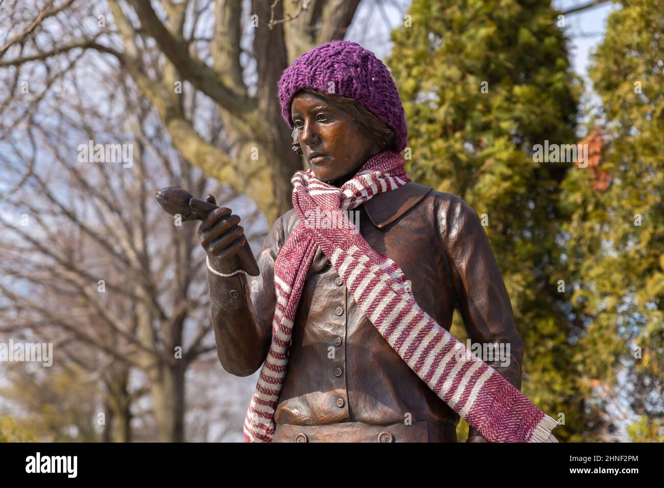 Ottawa, Illinois - United States - February 15th. 2022: Radium Girl ...