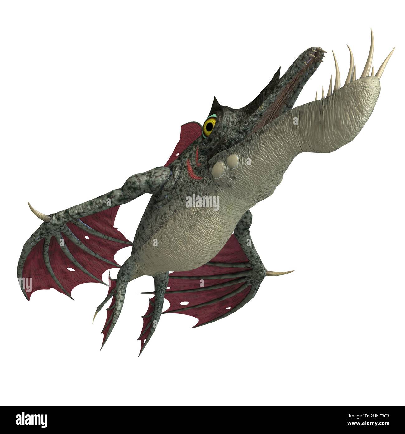 3d-illustration of an isolated fantasy dragon fish Stock Photo - Alamy