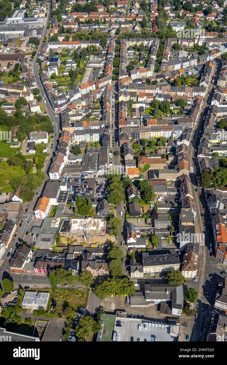 Aerial view, location view with building site Voedestraße corner ...