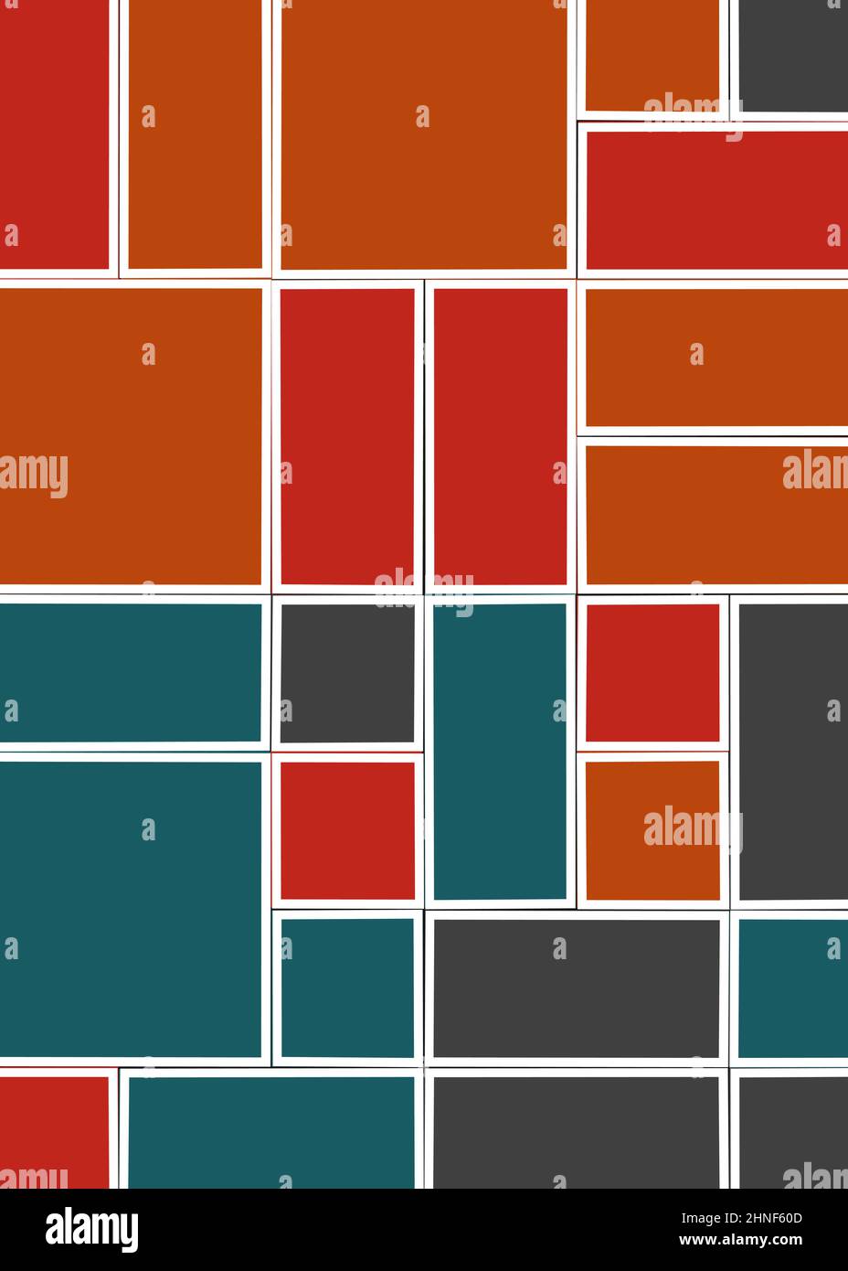 Abstract Offset Quads generative art background art illustration Stock ...