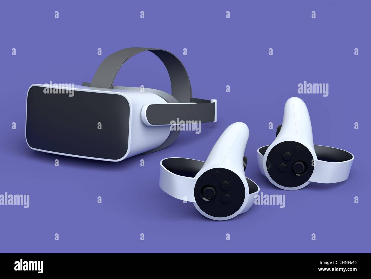 Virtual reality glasses and controllers for online and cloud gaming on ...