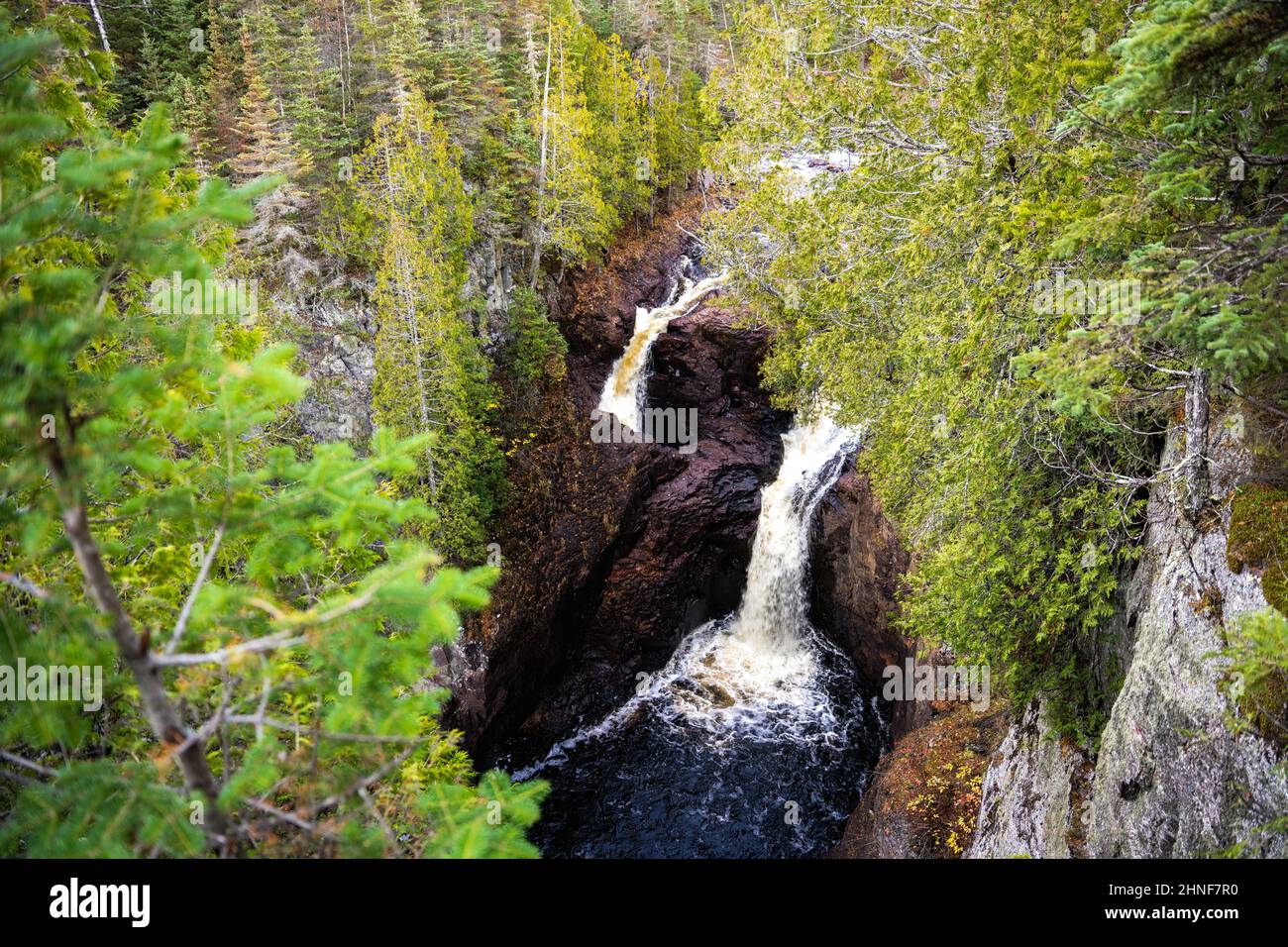devil's kettle waterfall Stock Photo - Alamy