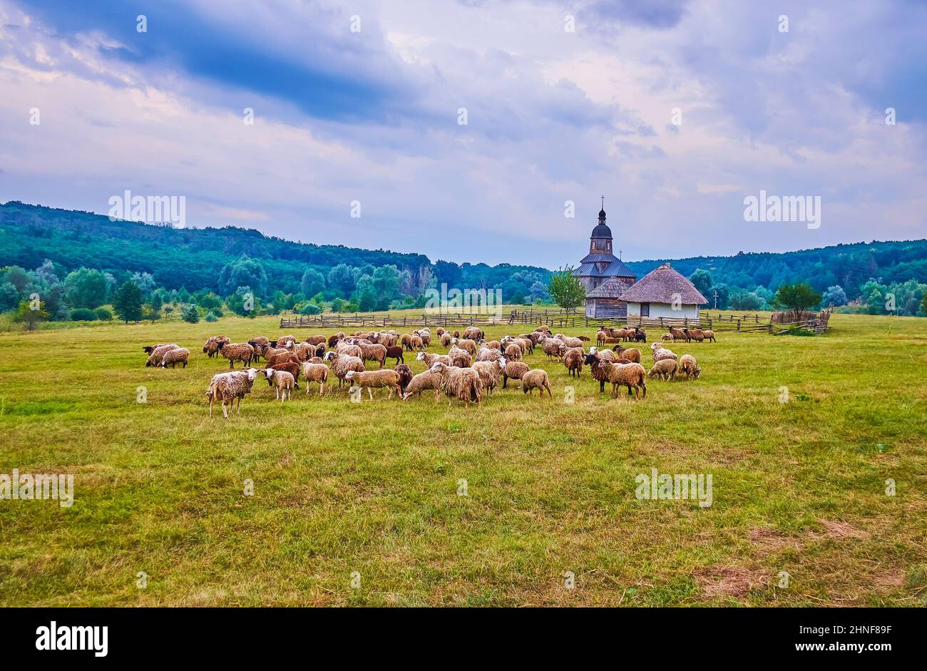 Agriculture farm medieval farm buildings hi-res stock photography and ...