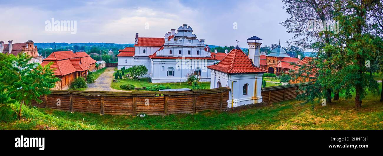 Panorama of Bohdan Khmelnytsky Residence, reconstructed in Chyhyryn ...