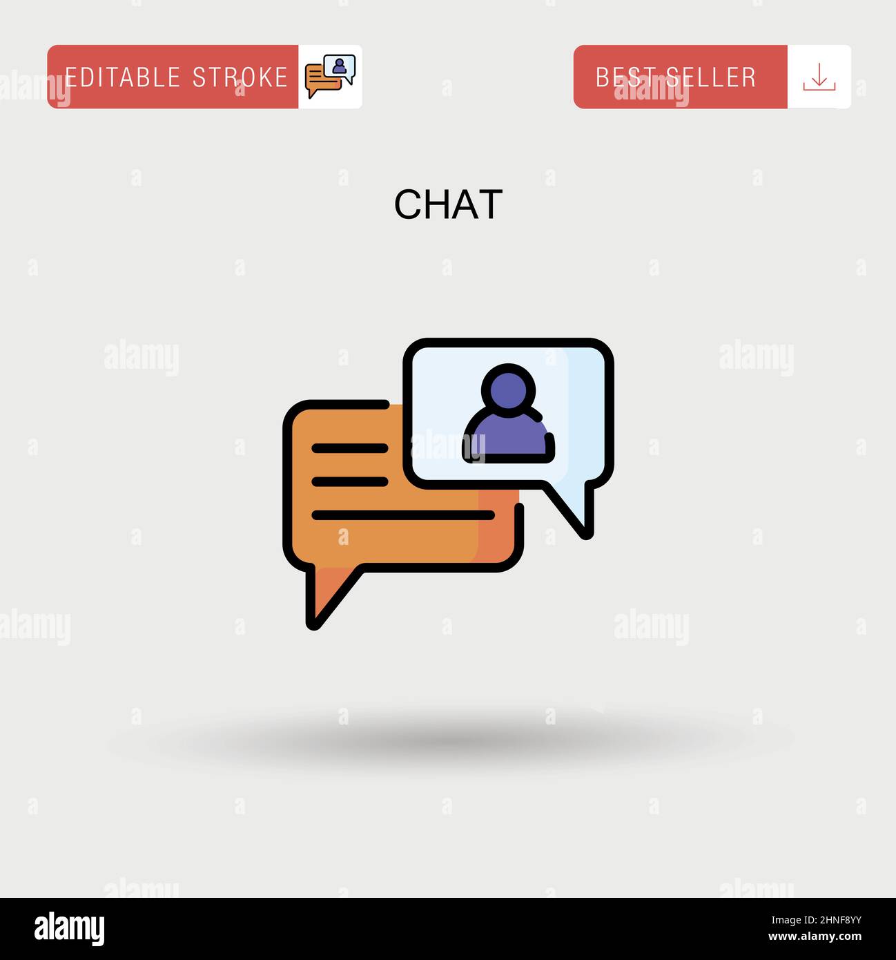 Live chat laptop screen Stock Vector Images - Alamy