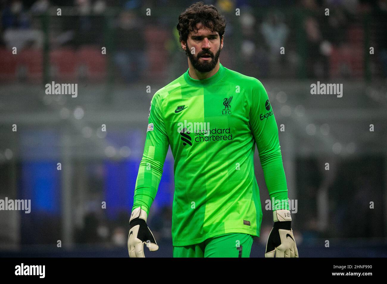Milan, Italy - february 16 2022 - Inter- Liverpool FC champions league ...