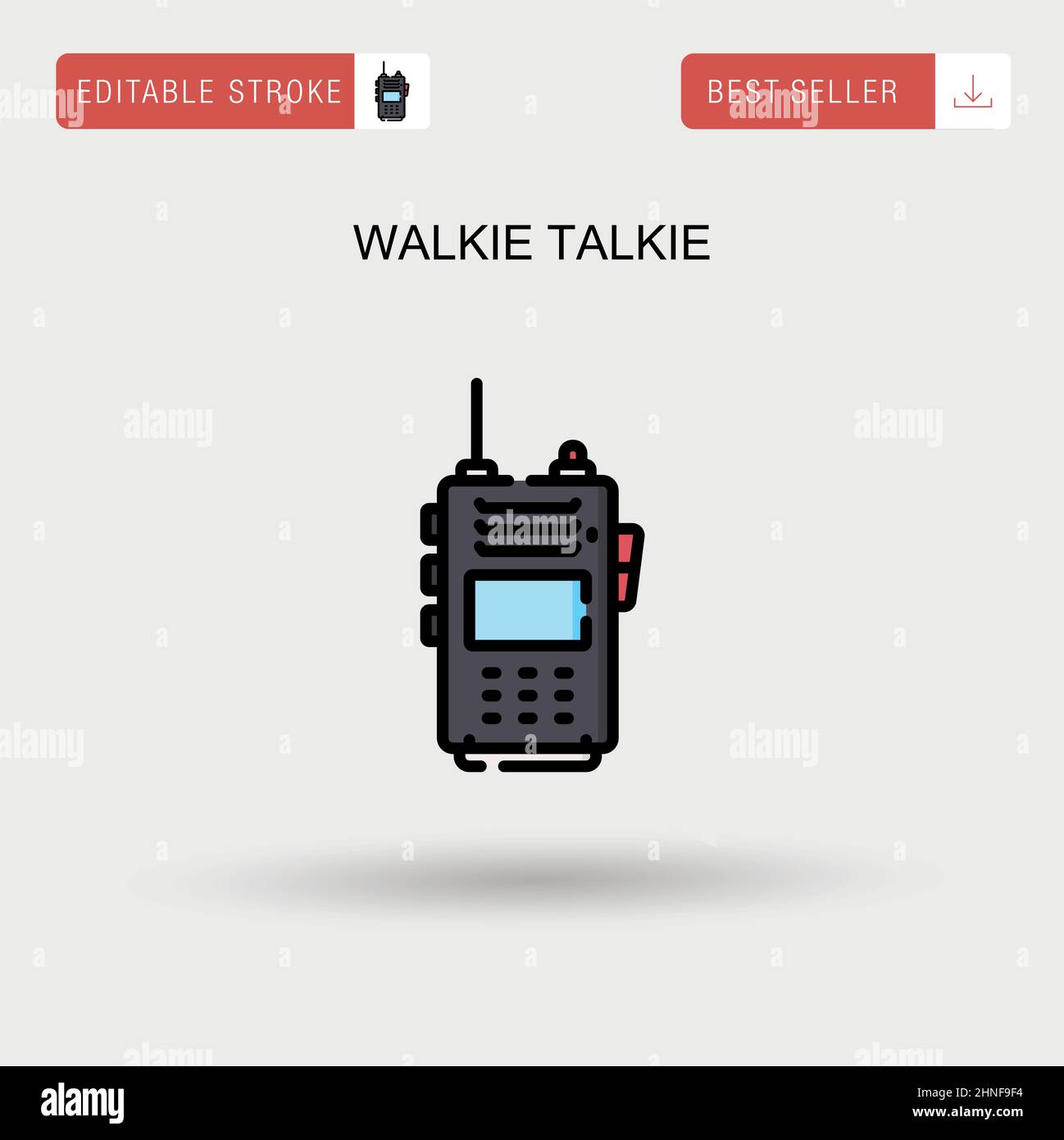 Walkie talkie radio icon Stock Vector Images - Alamy