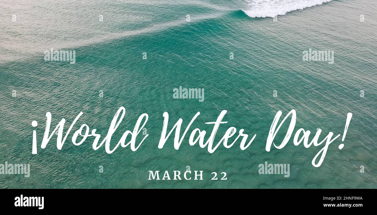 World Water Day banner sea background with space for text Stock Photo ...
