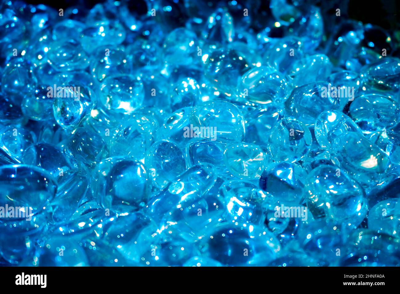 Quartz stone crystals on polished slab Full frame of colorful gemstones ...