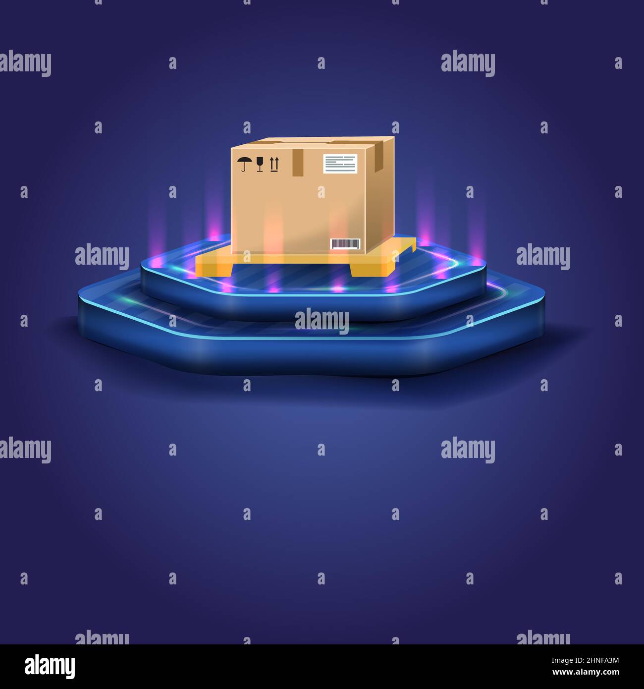 Warehouse visualization Stock Vector Images - Alamy