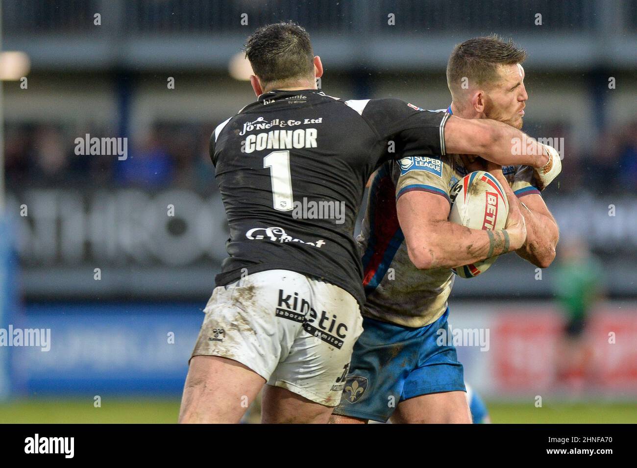 Wakefield, England - 13 February 2022 - Jake Connor (1) of Hull FC ...