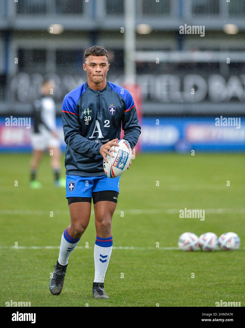 Wakefield, England - 13 February 2022 - Wakefield Trinity's Corey Hall ...