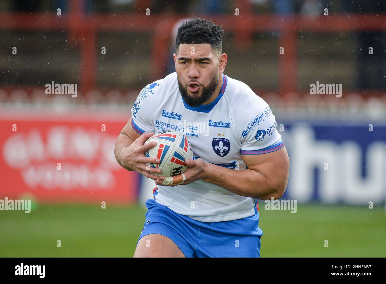 Wakefield, England - 13 February 2022 - Wakefield Trinity's Kelepi ...