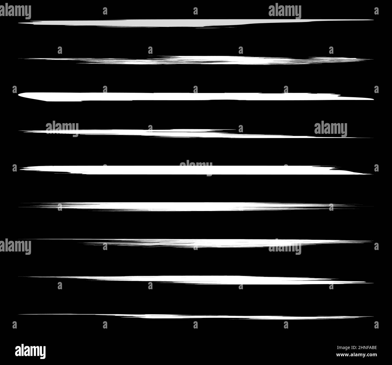 Grungy paintbrush, brush stroke. Textured paint, graphite, chalk ...